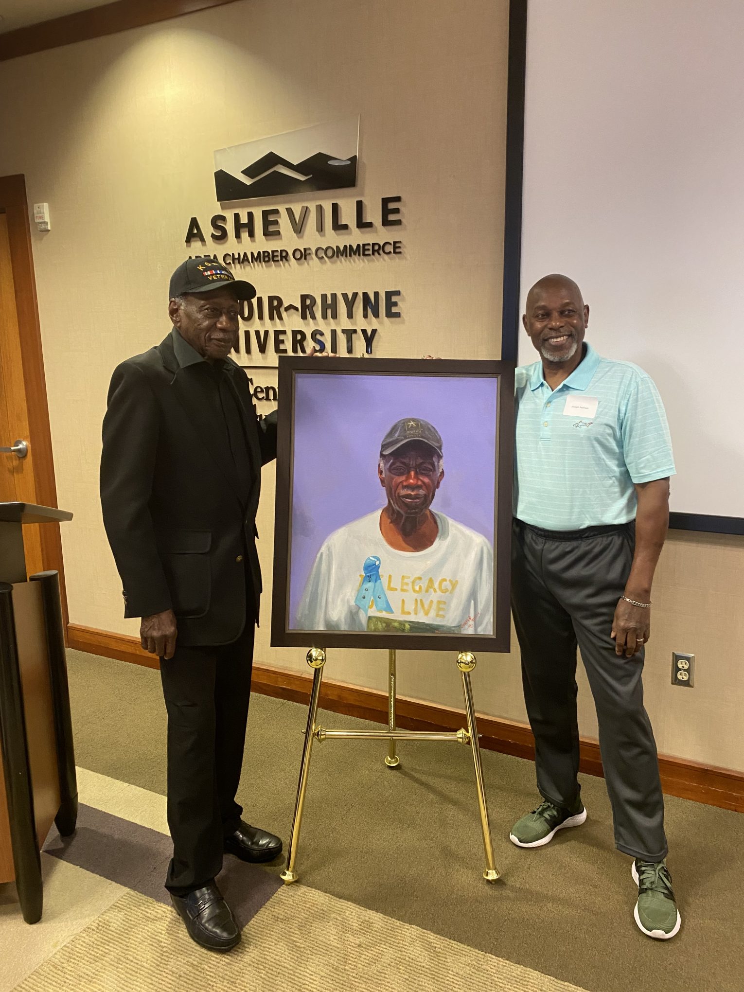 Asheville Chamber honors local living legend with portrait - Asheville ...